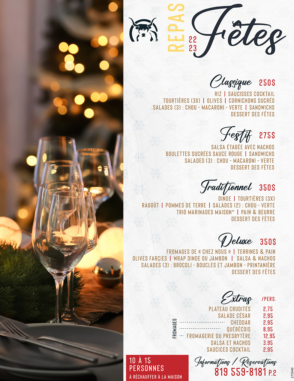 Lampron Highland Grill | Resto apportez votre vin, boutique, traiteur